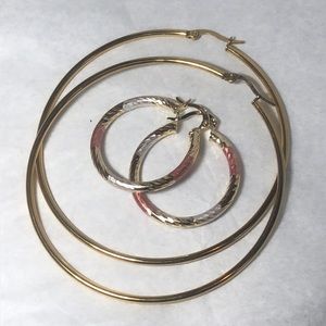 Jewelry | Gold Hoops | Poshmark